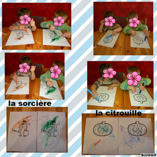 SORCIERE ET CITROUILLE