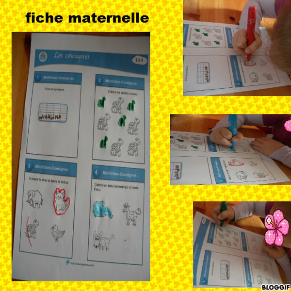 FICHE MATERNELLE
